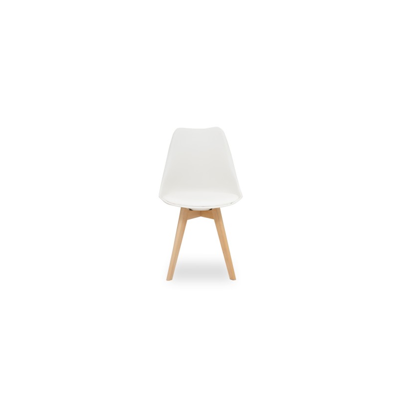 Adrian Table & 4 Chairs White