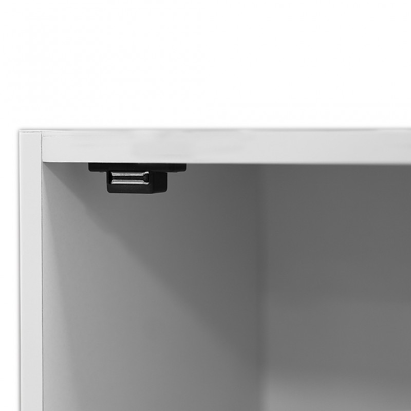 Nexus Storage 4 Doors & 4 Tiers White