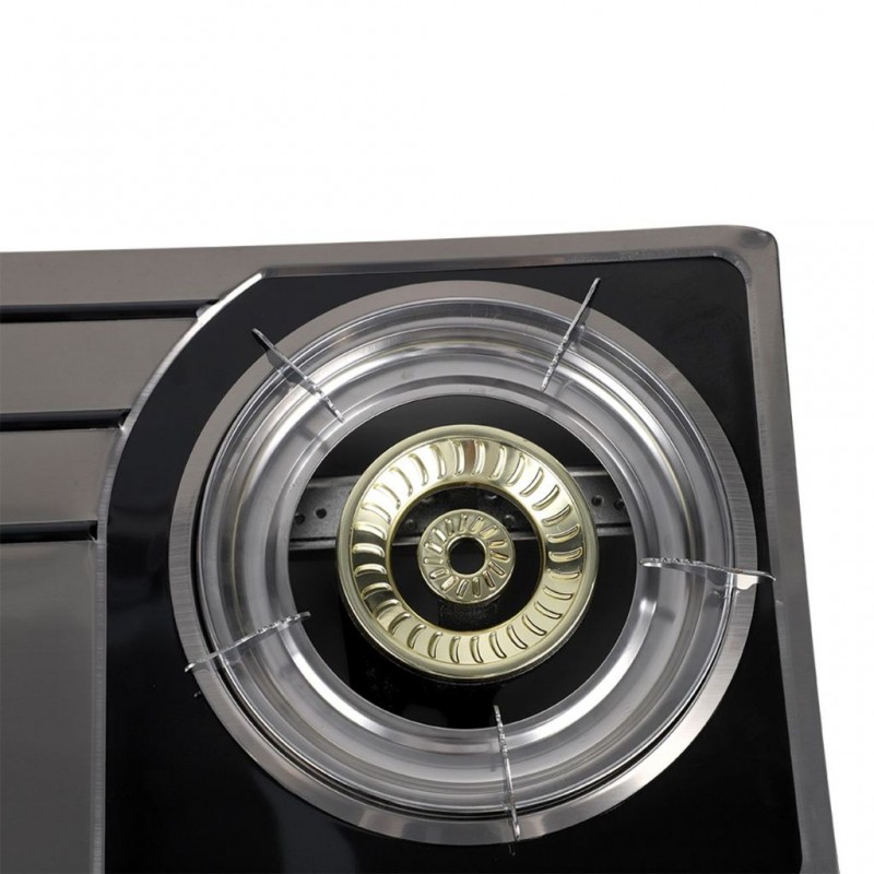 Winning Star ST-9654 S/S Deluxe Double Gas Stove "O"