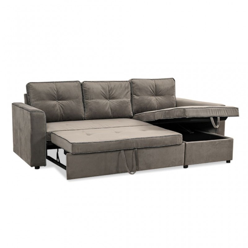 Conrad Pull Out Sofabed RHF Chair W/Storage