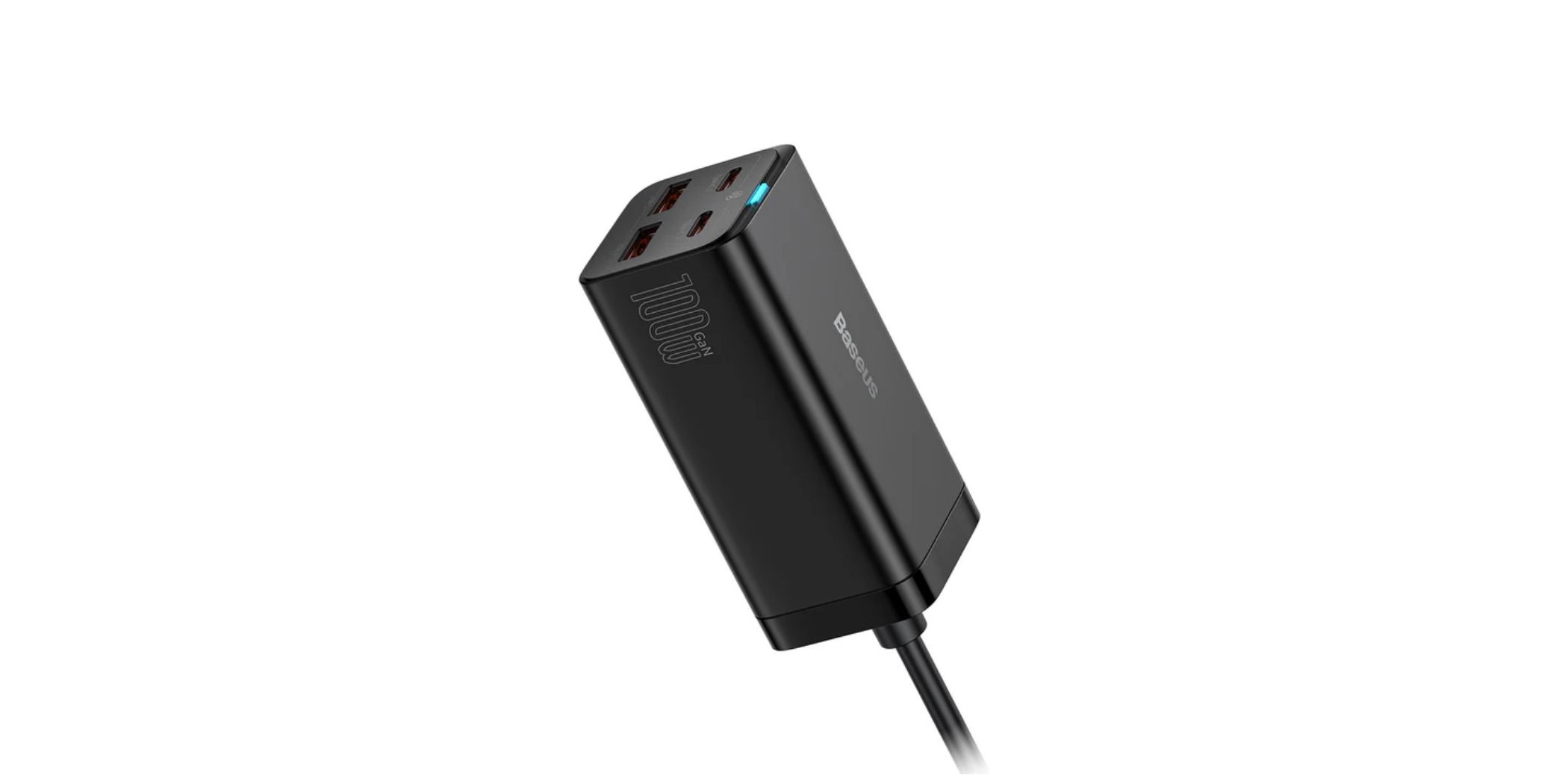 Baseus Gan3 Pro Desktop Fast Charger 100w Black 2U+2C Ccgp000101