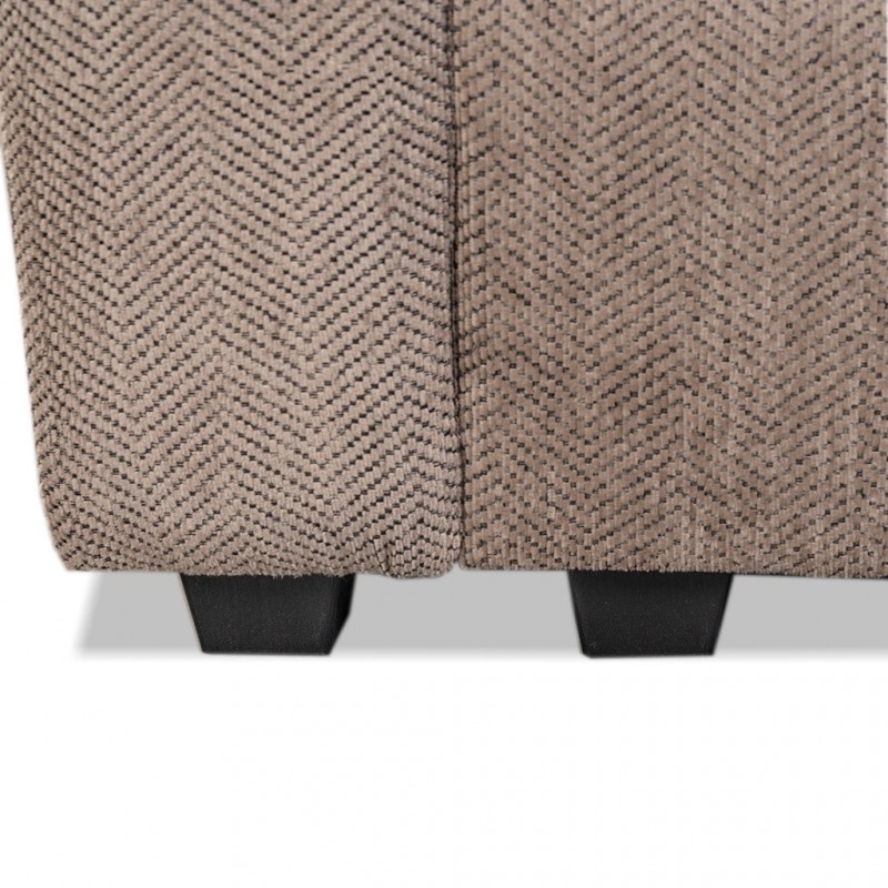 Conrad Sofa Corner Static Chenille Mocha Colour