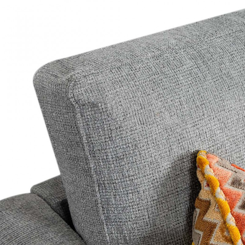 Oliver Sofa 3 Seater D.Grey fabric