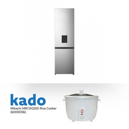 Hisense RB435N4WCE Refrigerator & Free Mikachi MRCW2200 Rice Cooker
