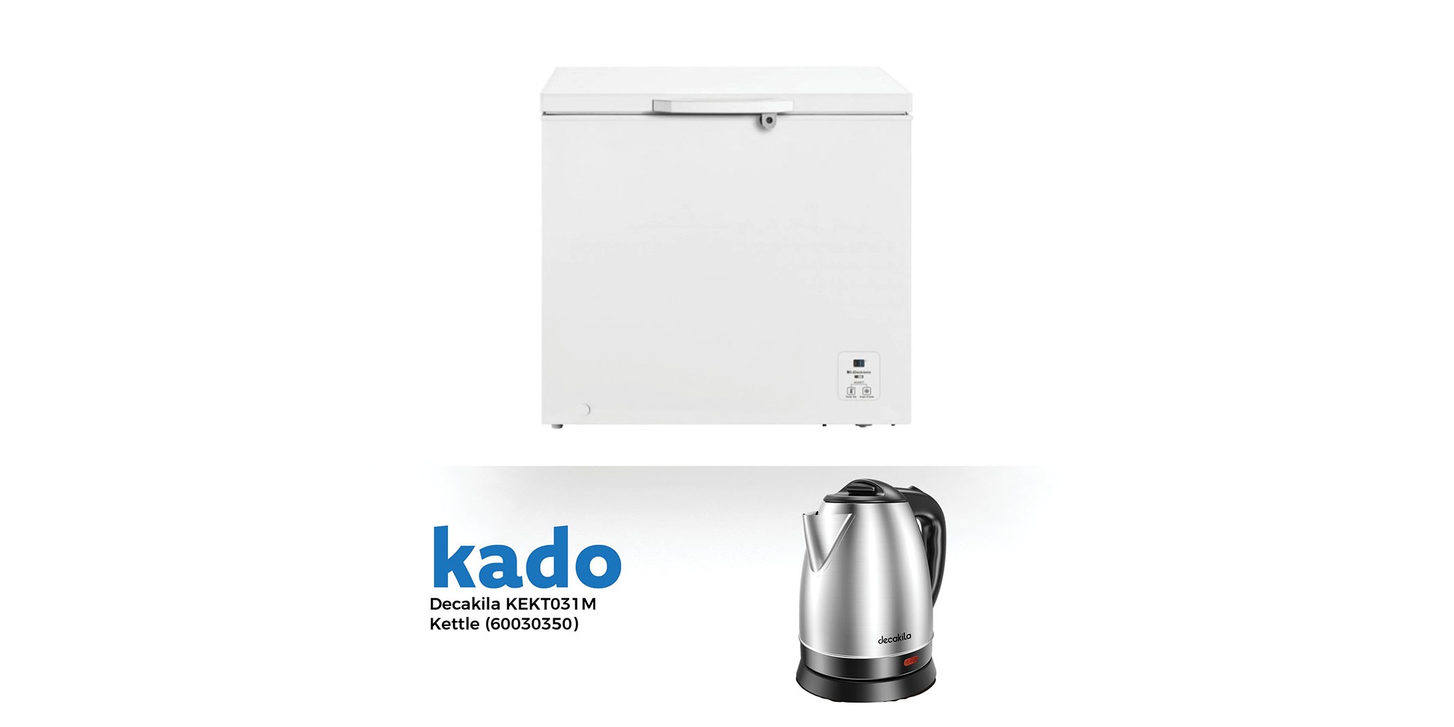 Hisense FT248D4AWLYE Freezer & Free Decakila KEKT031M Stainless Steel ...