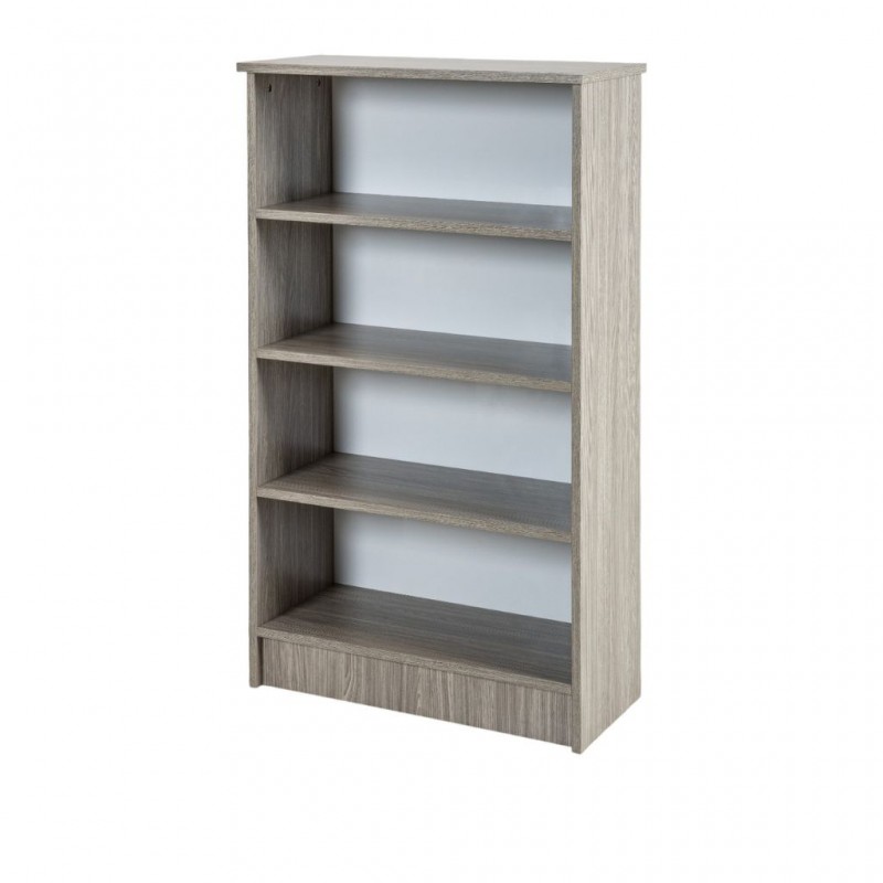 Zephyr Bookshelf In Melamine MDF Mistrale Grey