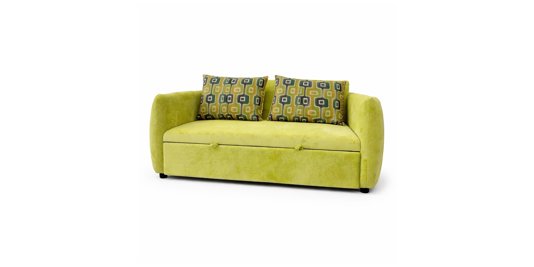 Globe Pull-Out Bed Fab A.Green Accent Alp Ink Seat
