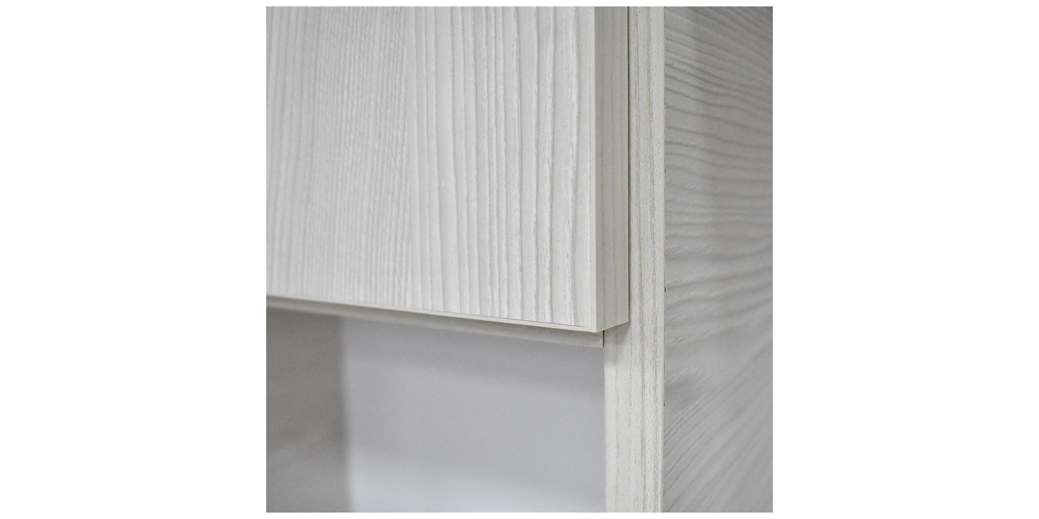 Regent Office Table MDF White Ash