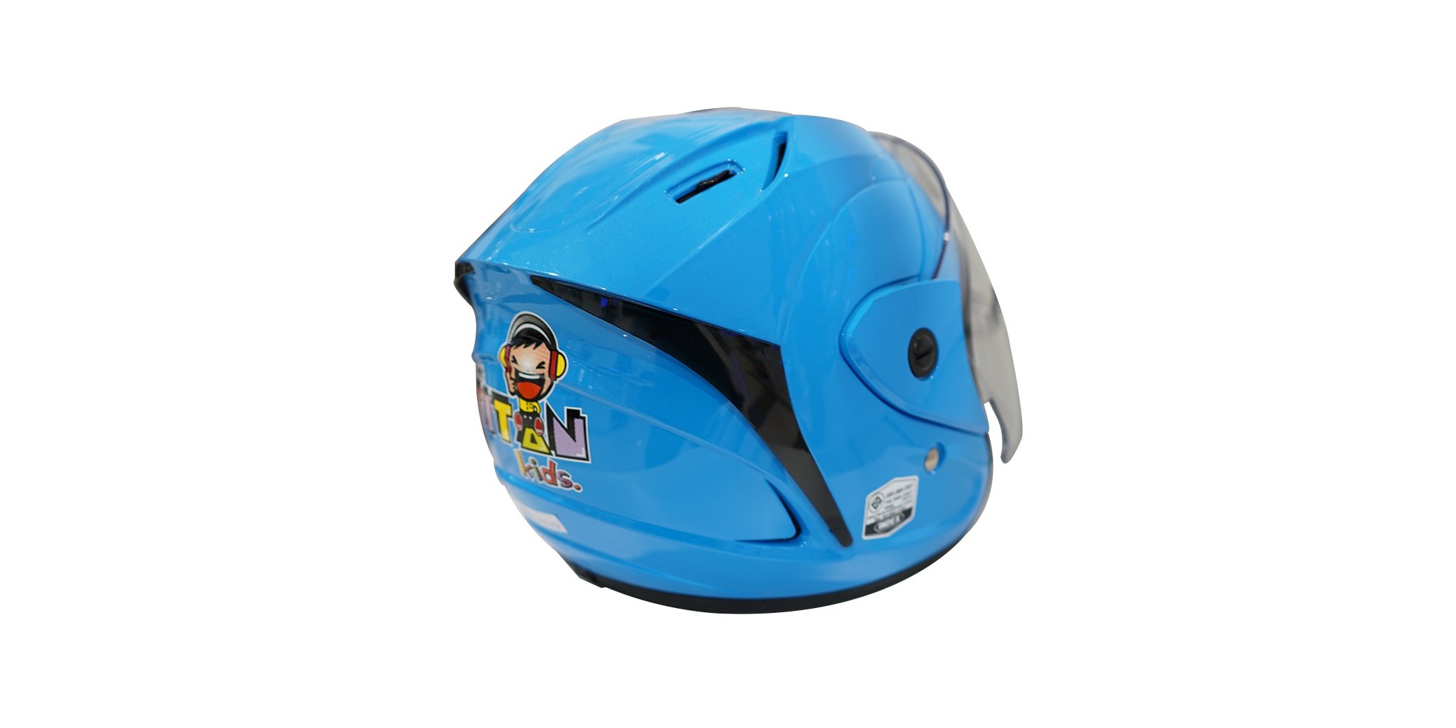 Index Titan Kids Blue Helmet