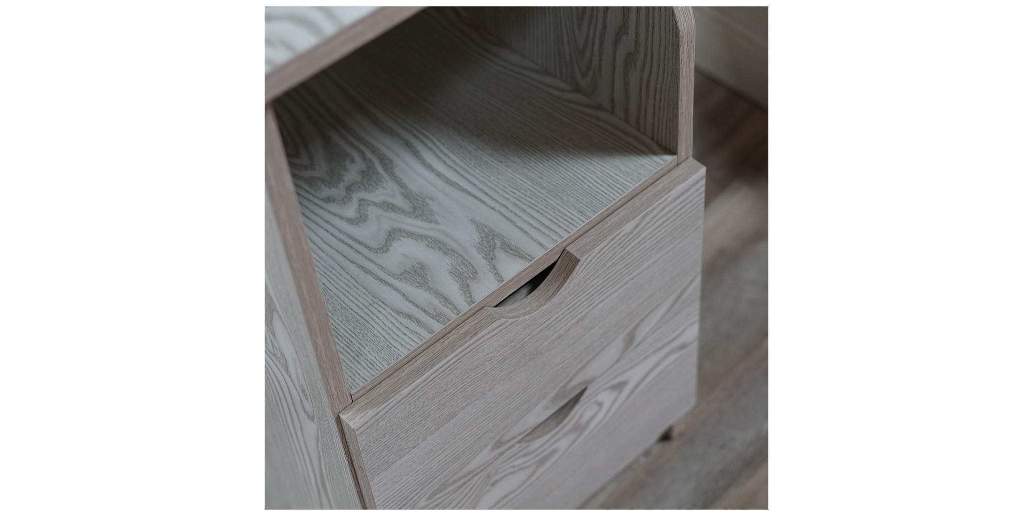 Lora Student Desk Melamine MDF White Oak