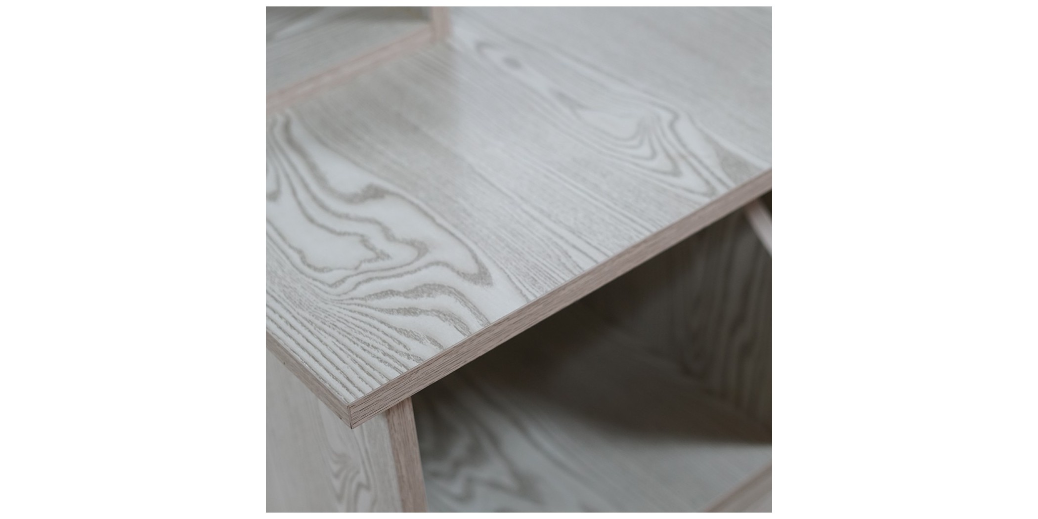 Lora Student Desk Melamine MDF White Oak