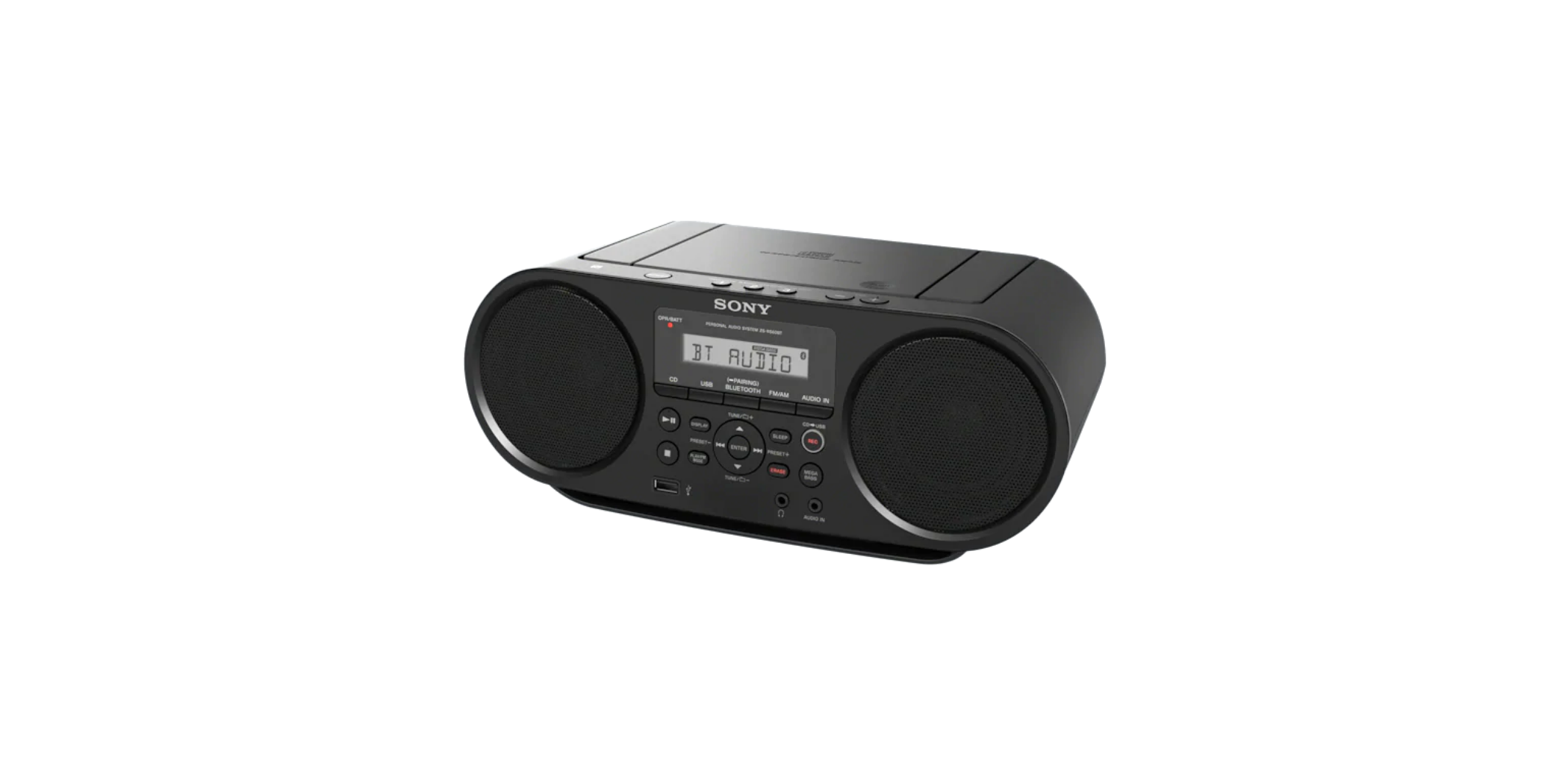 Sony Zs Rs60bt Cd Boombox With Bluetooth