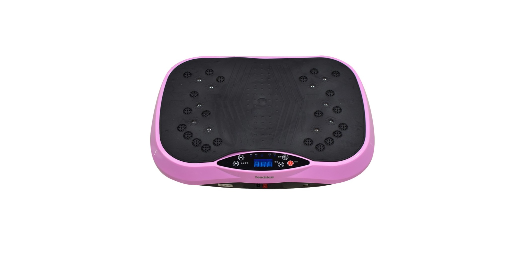 Touchless Pink Fitness Vibrating Machine