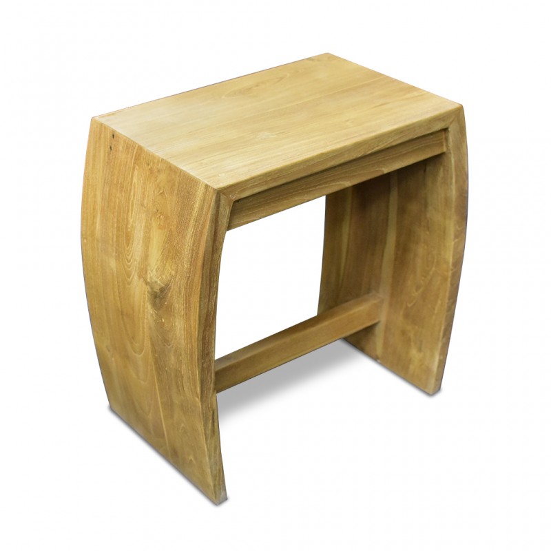 Regina Dressing Table With Mirrors & 3 Drawers In Teak