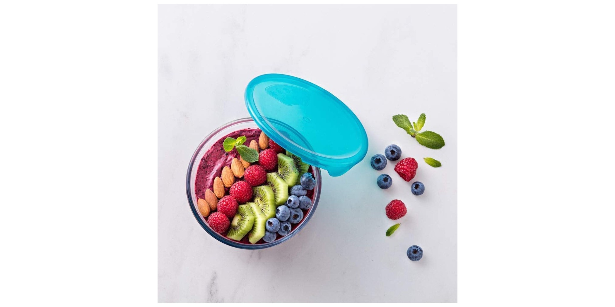 Pyrex PREP AND STORE 1L - 16cm Mixing Bowl With Lid - 10090246 "O"
