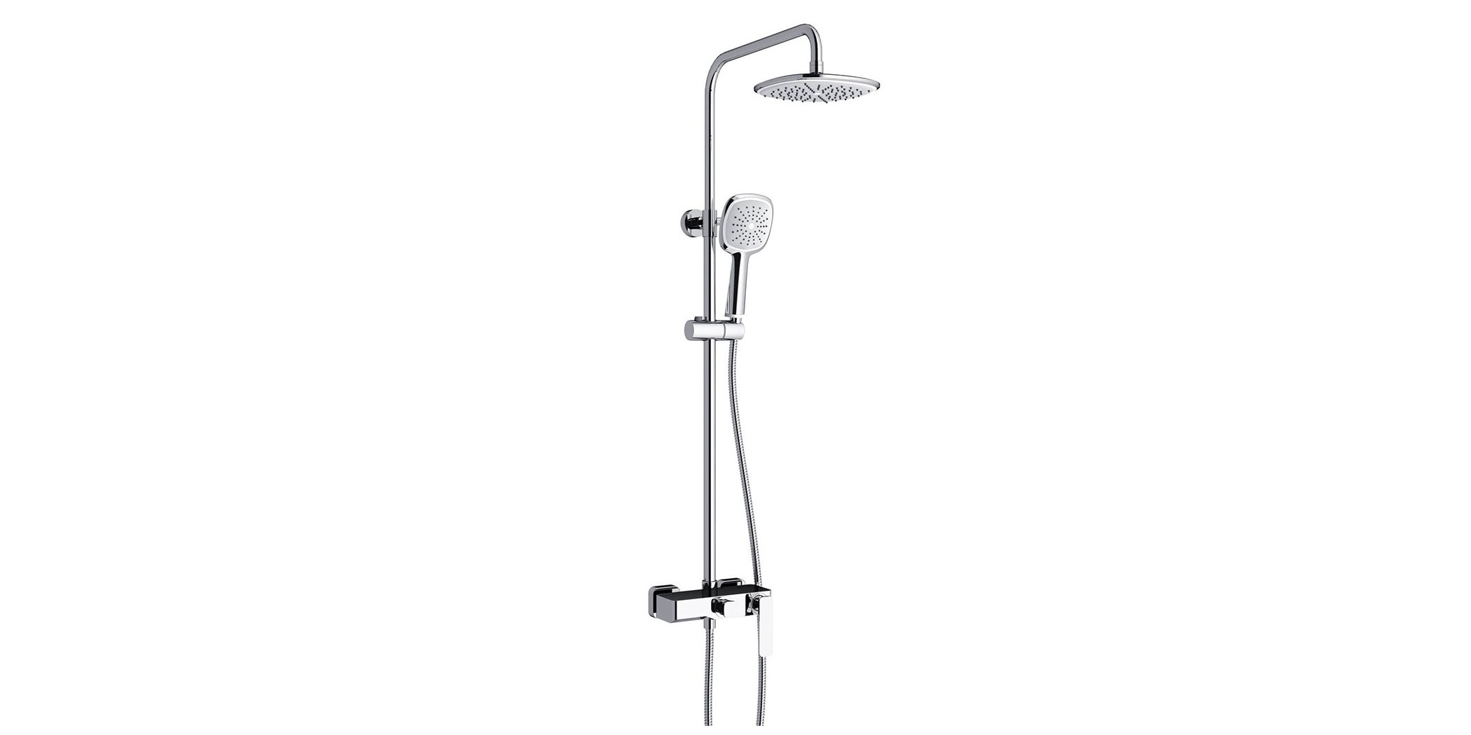 Aquavit Bath Shower Mixer Exposed 3 Way - AT210061