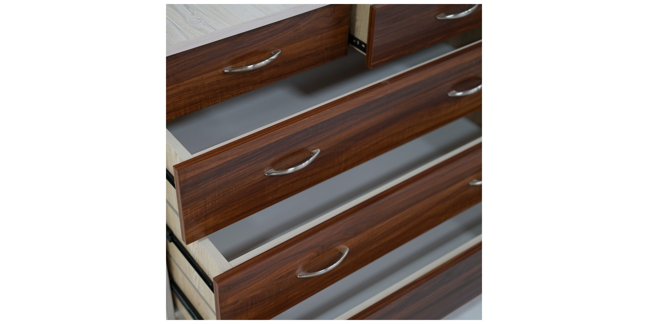 Tripoli Dressing Table MDF Kiaat and Creamywood