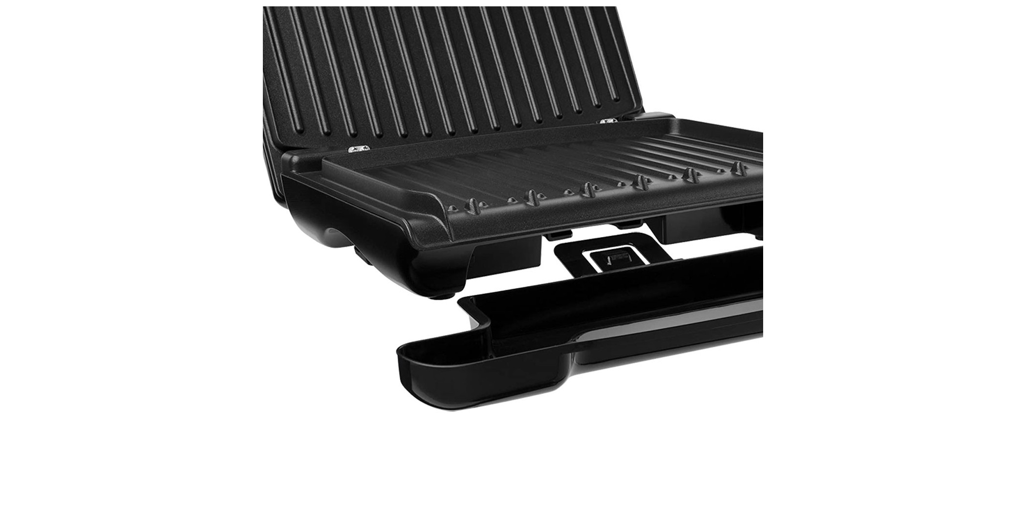 George Foreman 25041 Steel Gunmetal Family Grill "O"