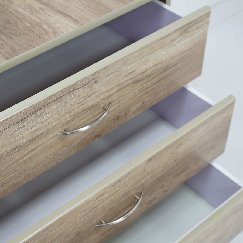 Venlo Dressing Table & Pouf MDF Maroon