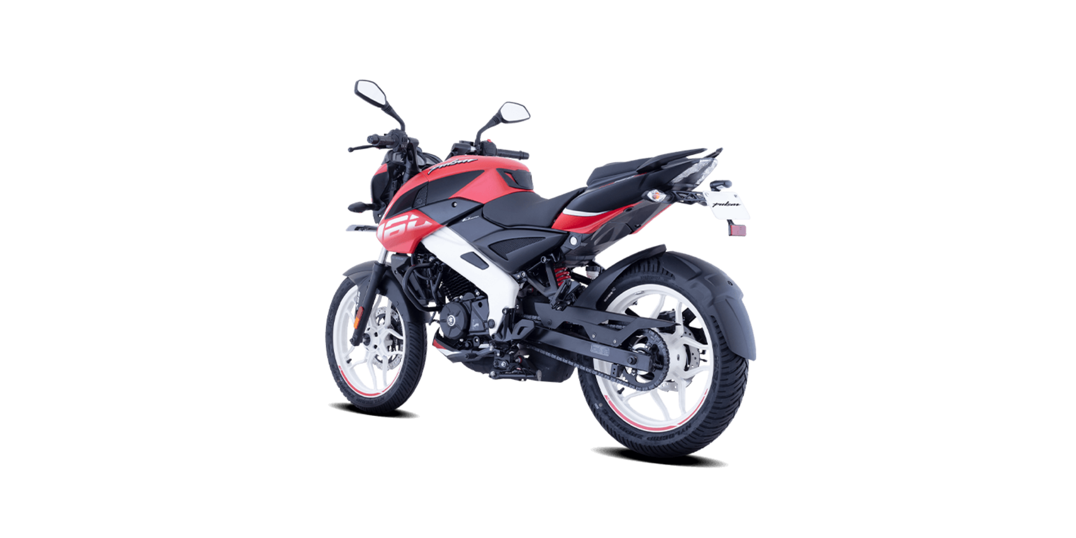 Bajaj Pulsar NS 160 FI Red/White 160cc Motorbike
