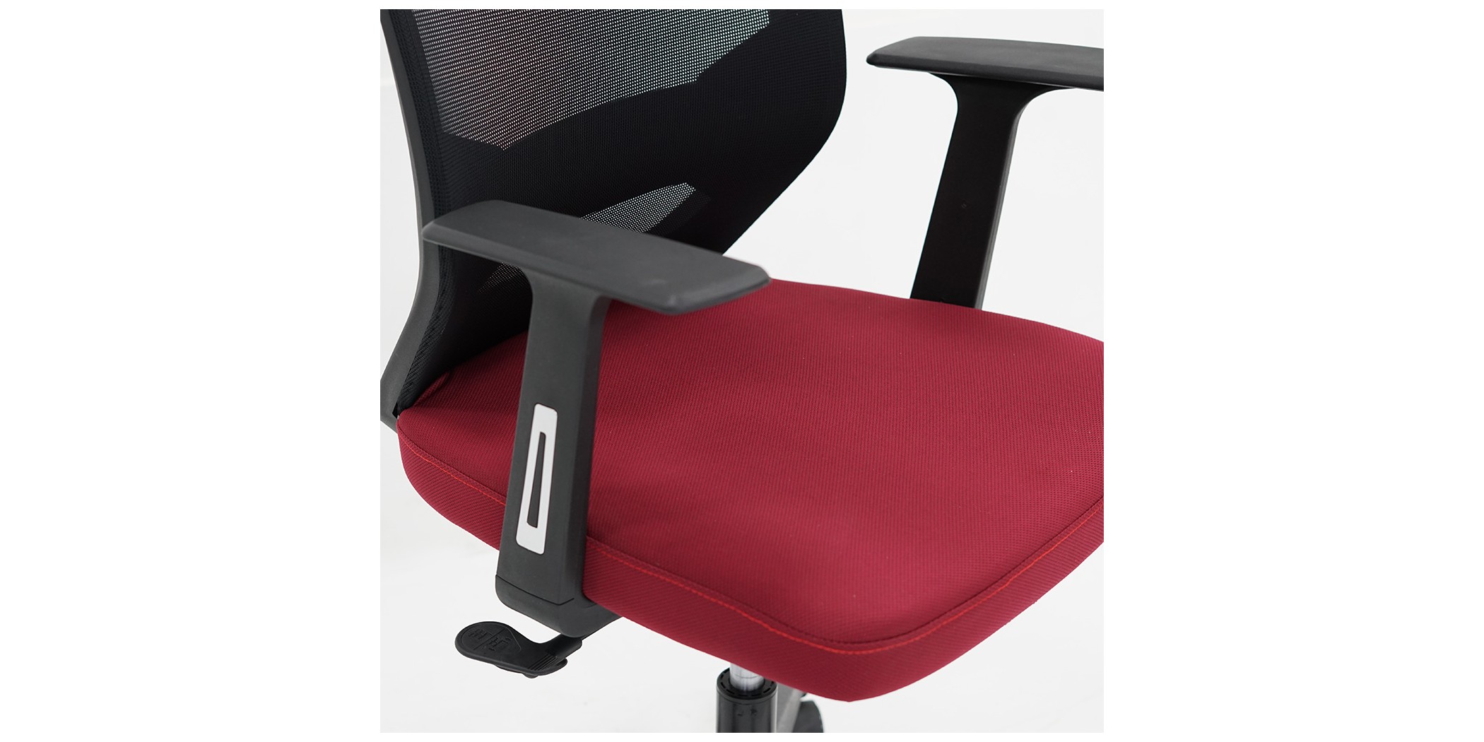 Elektra Low Back Office Chair Black/Maroon Color