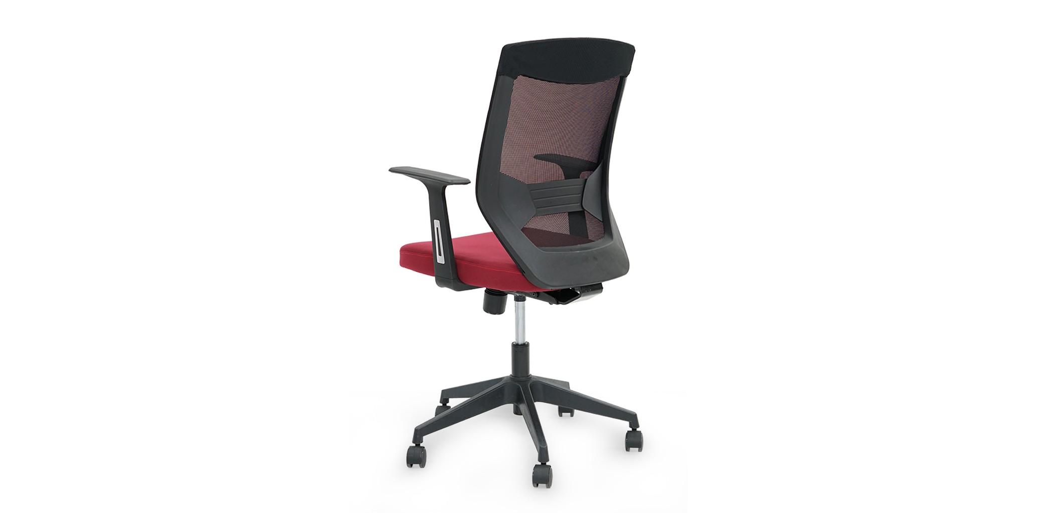 Elektra Low Back Office Chair Black/Maroon Color