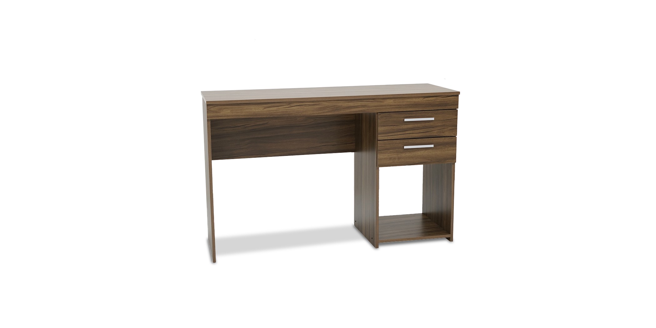 Fraser Office Table Nogal Trend PB With 2 Drawers