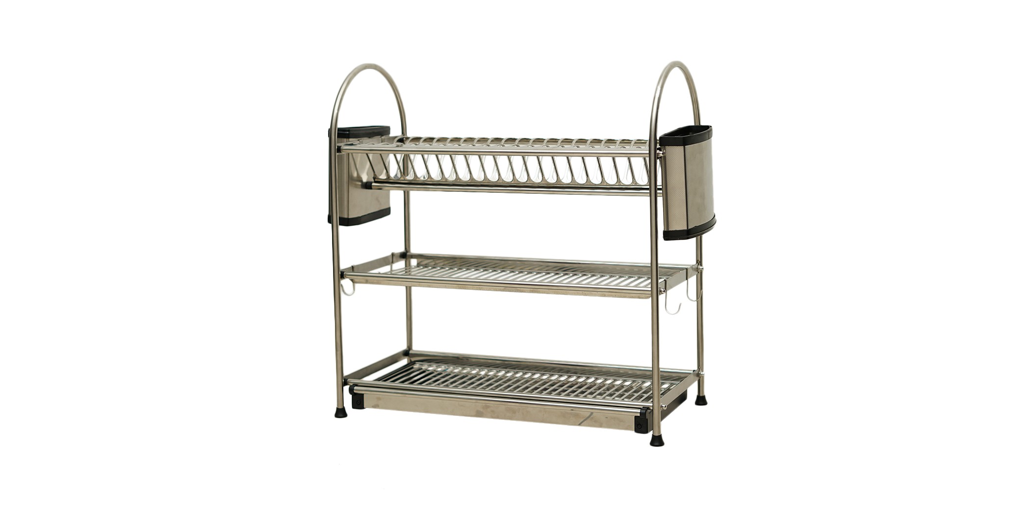 Concetto CDJ-55 3-Tiers S/Steel Dish Rack With 2 Side Holders