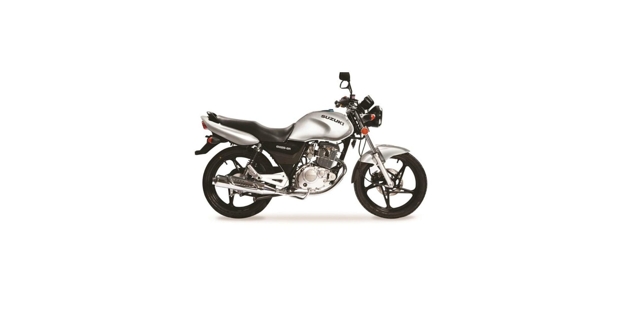 Suzuki En125-2a Silver 124cc Motorbike