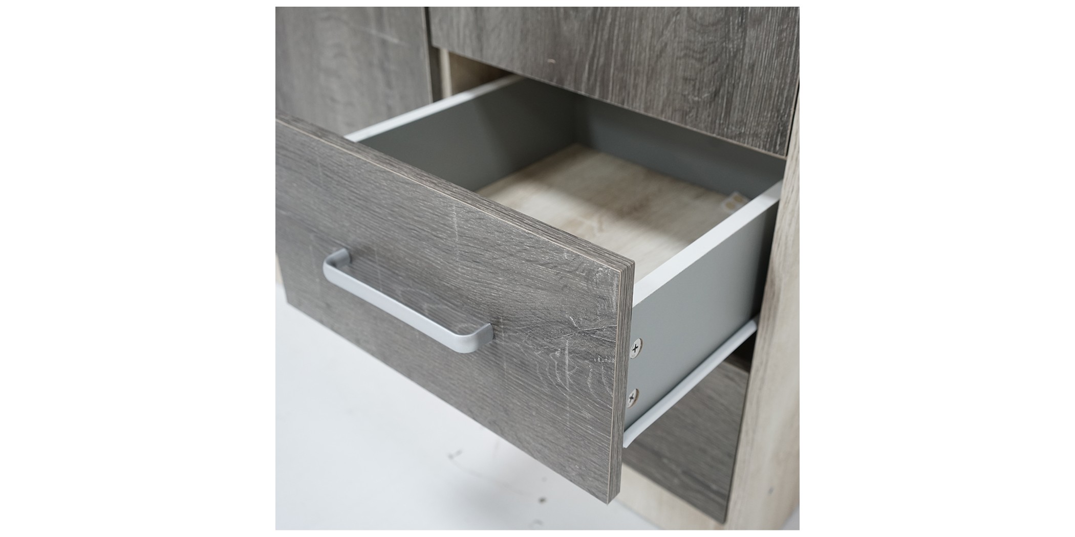 Danilo Wardrobe 3 Doors Castillo Oak & Toro Oak