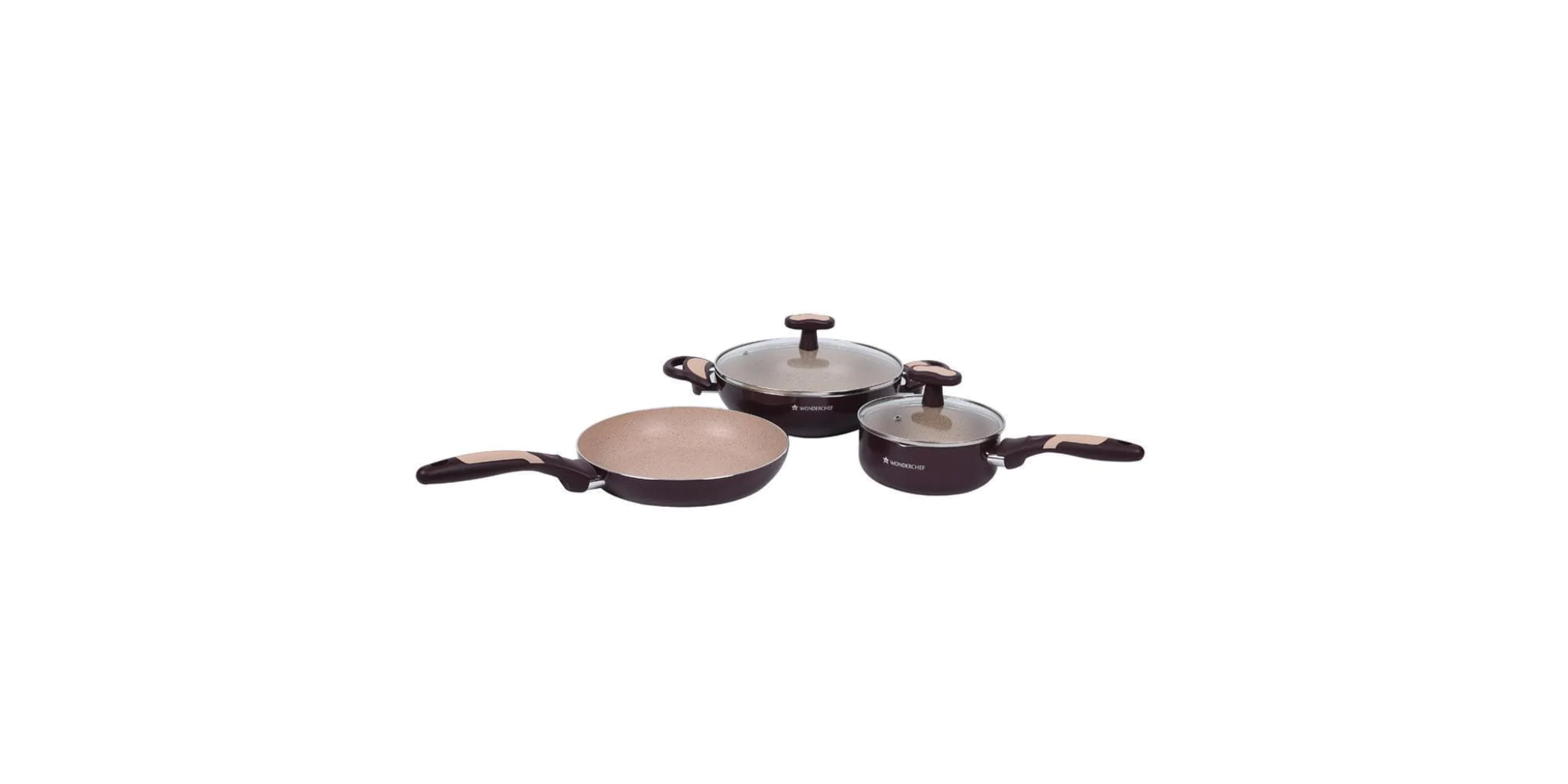 Wonderchef WON599 2YW Burlington Cookware Set With 1 Lid - 63153782