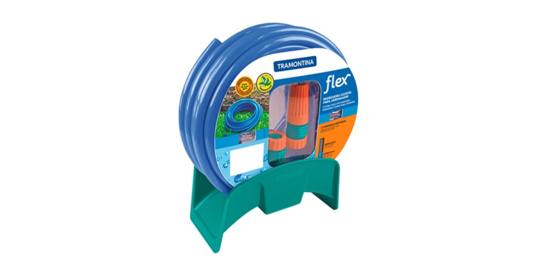 Tramontina 79320/202 20m Flex Garden Hose 2 Layer Thread "O"