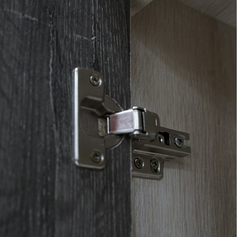 Danilo Wardrobe 3 Doors Castillo Oak & Toro Oak