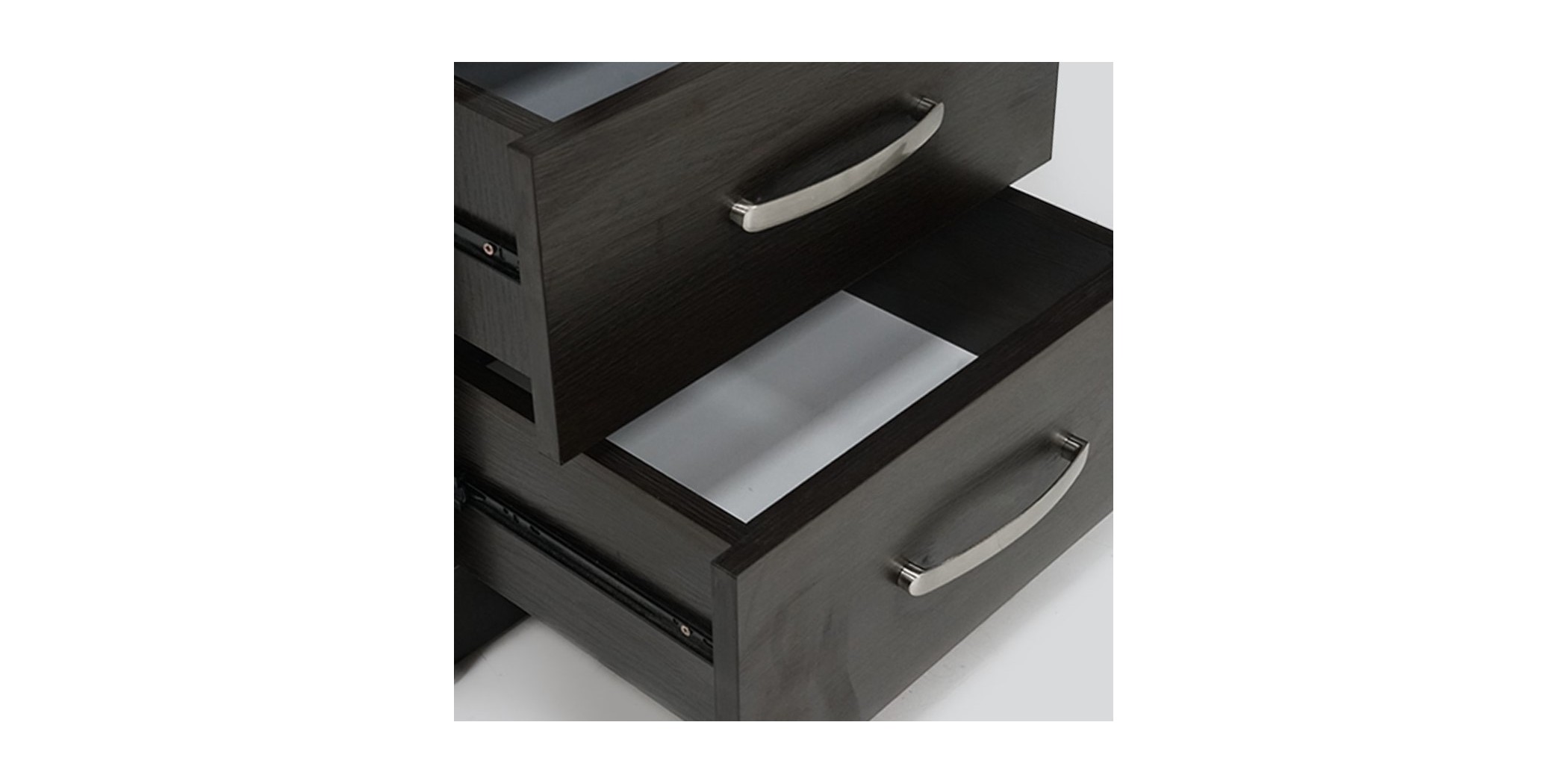 Filton Dressing Table & Pouf in Melamine MDF Wengue