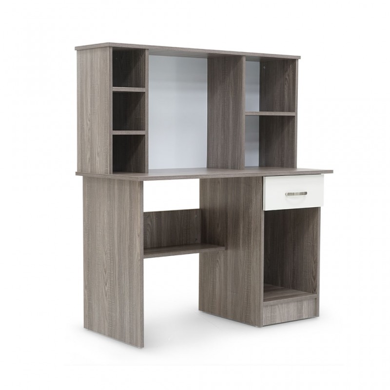 Granada Office Table Arom & White in Melamine