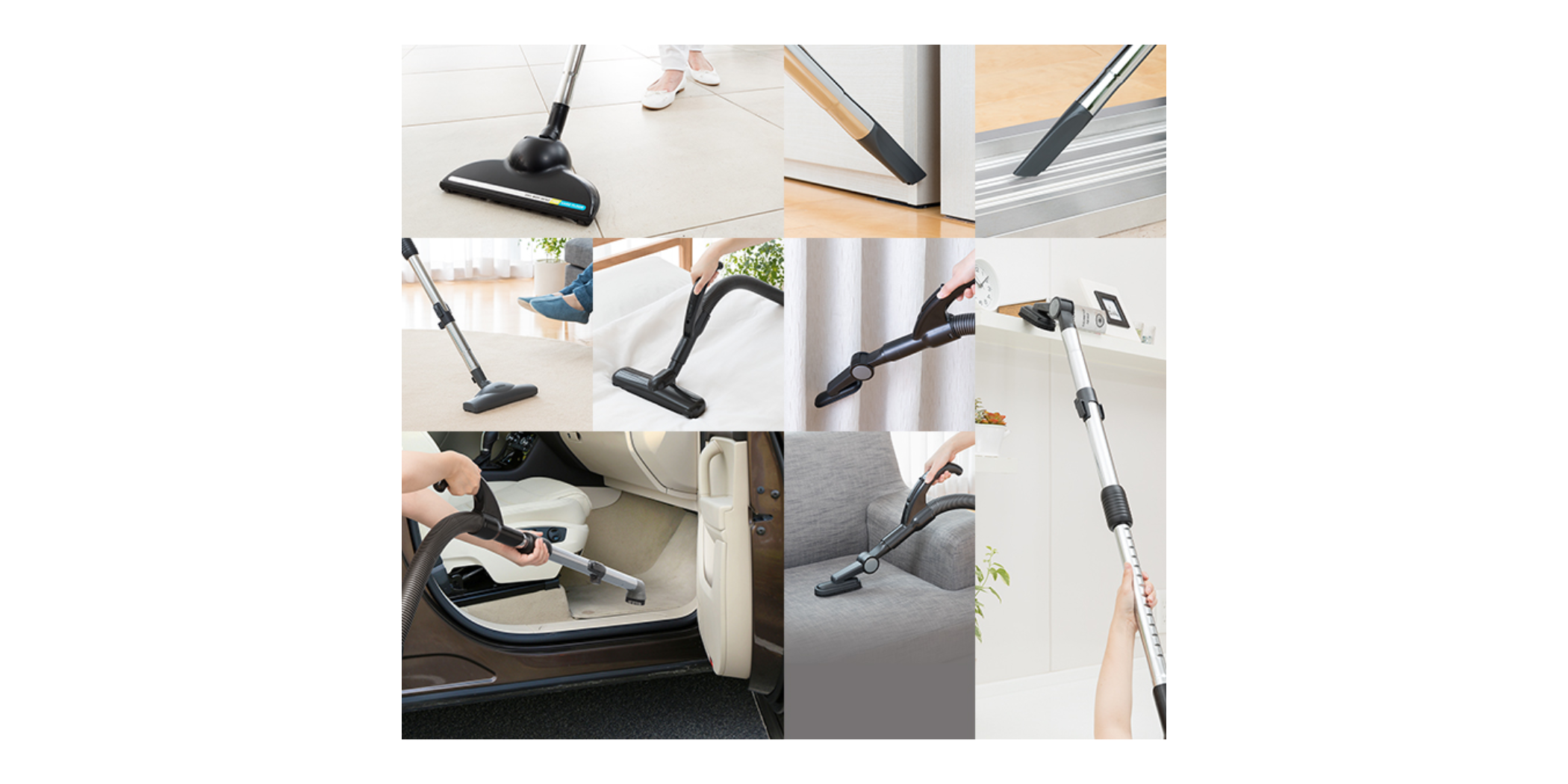 Hitachi CV-SE230V Orange Mettallic 2L Bagless Multi Cleaning Vacuum Cleaner