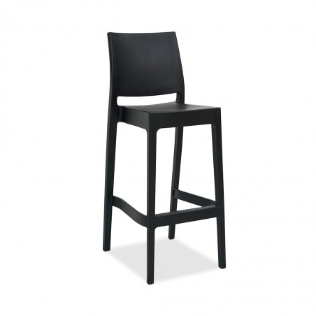 Siesta Maya Bar Stool Black 75cm Ref 099