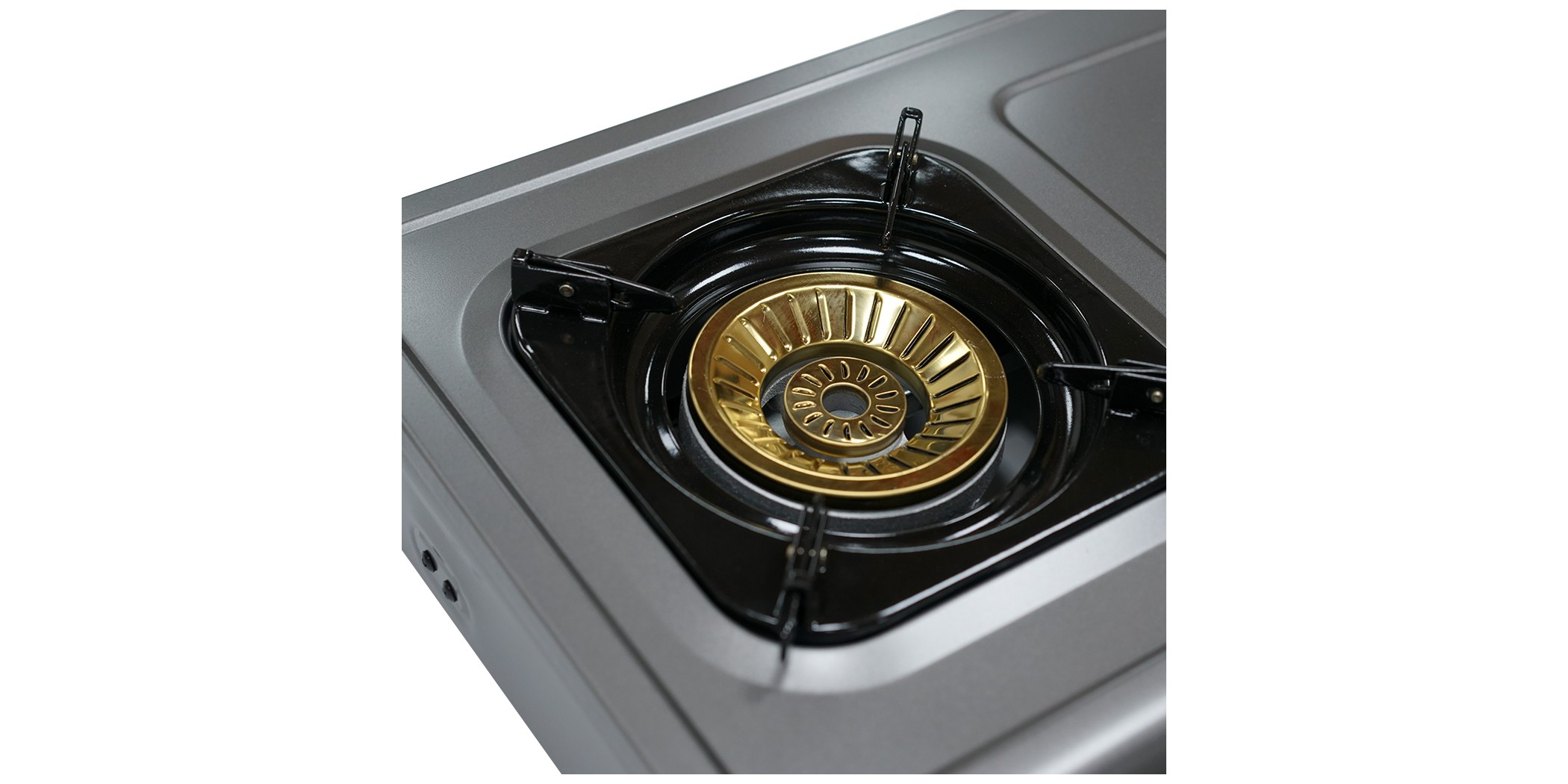 Mistral MGC9225 Teflon Coated 2 Burner Gas Cooker