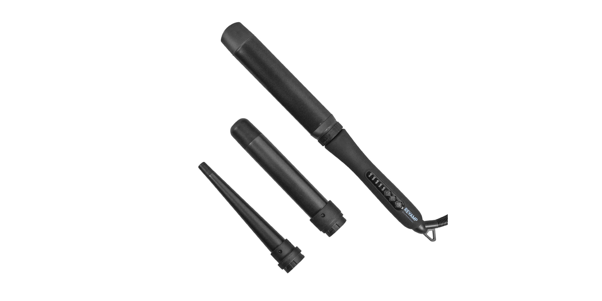 Revamp WD-1500-EU Progloss 3-in-1 Curl & Wave Wand 2YW