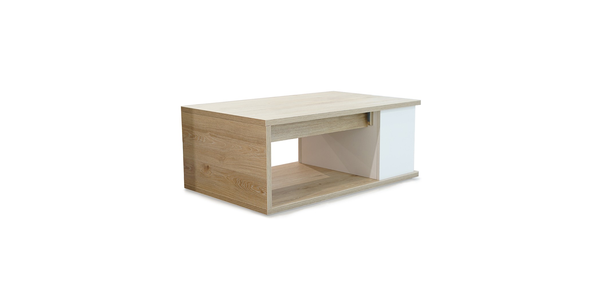 Otawa Coffee Table With Lift Top Ottawa Oak & White