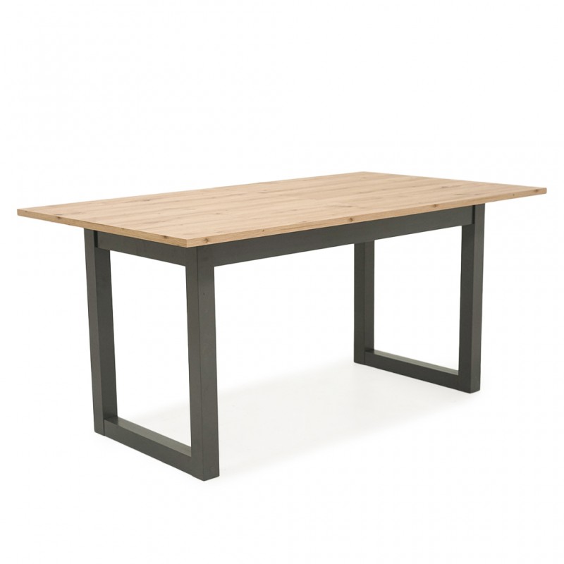 Denver Extendable Table Artisan Oak/Anthracite Col