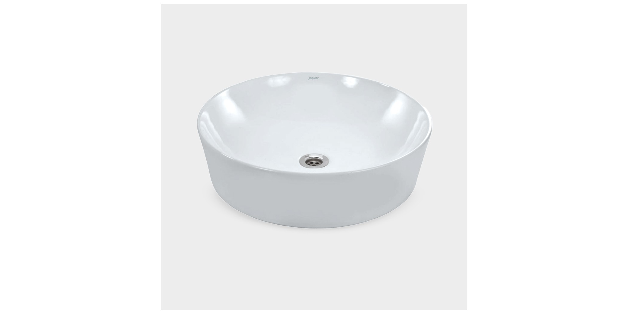 Jaquar Opal Thin Rim Table Top Basin White OPS-WHT-15901N