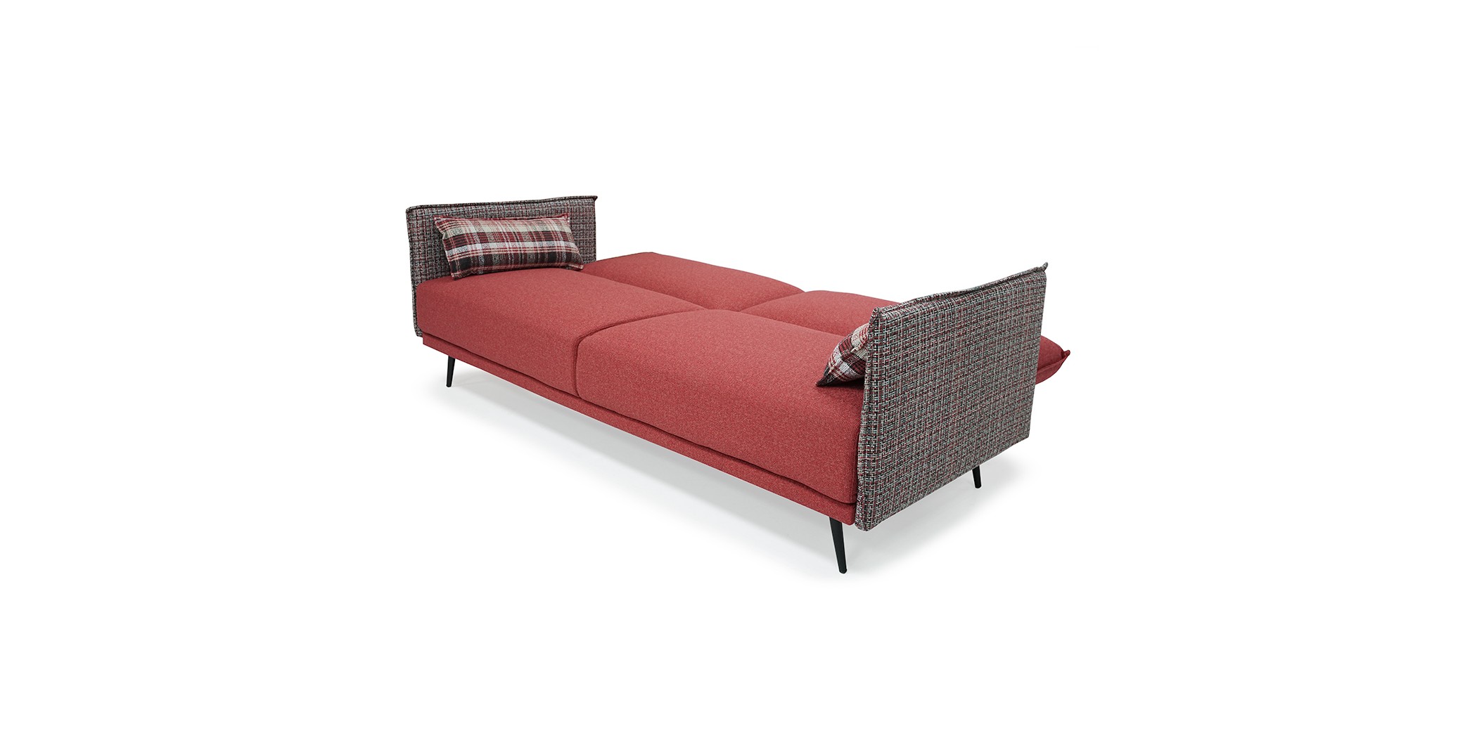 Tiana Sofa Bed Red Fabric