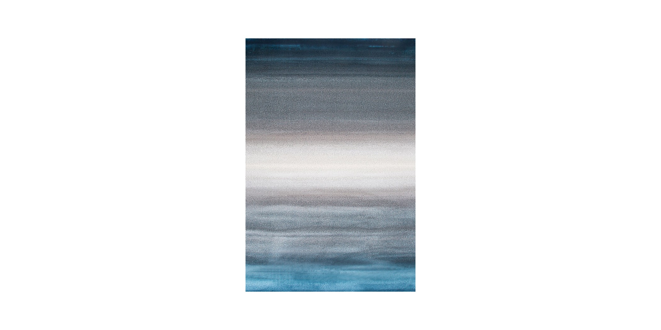 Rug 160x230 cm 100% Polyester Dark Grey & Bleu