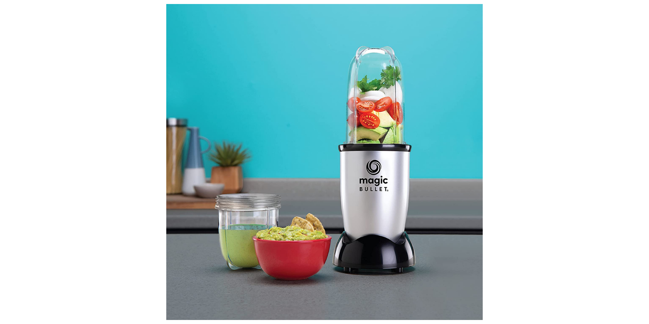 Magic Bullet MB4-0612M 400W Silver 1YW 4pc Set