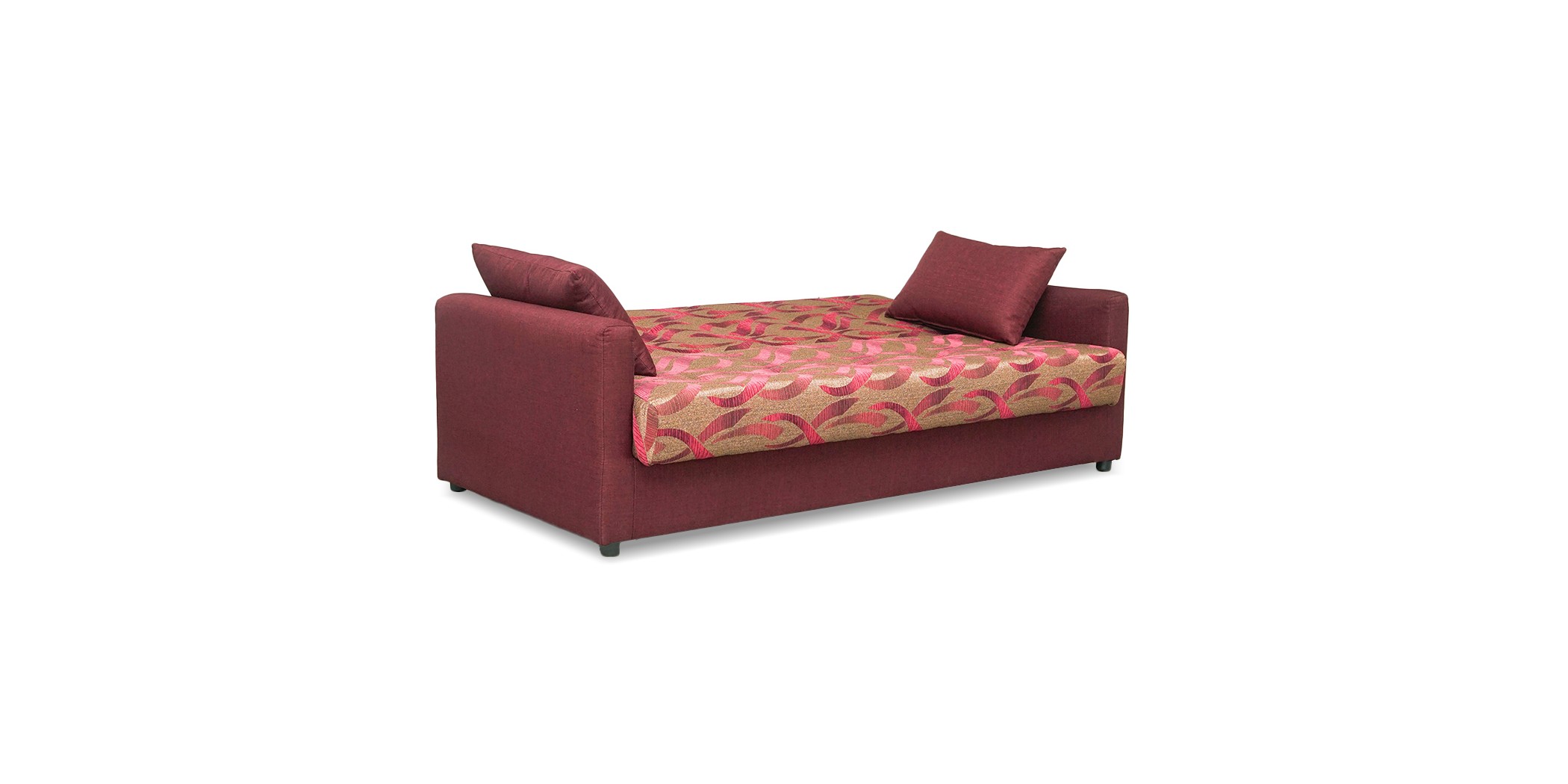 Amy Sofa Bed Purple Col Polyester Fabric