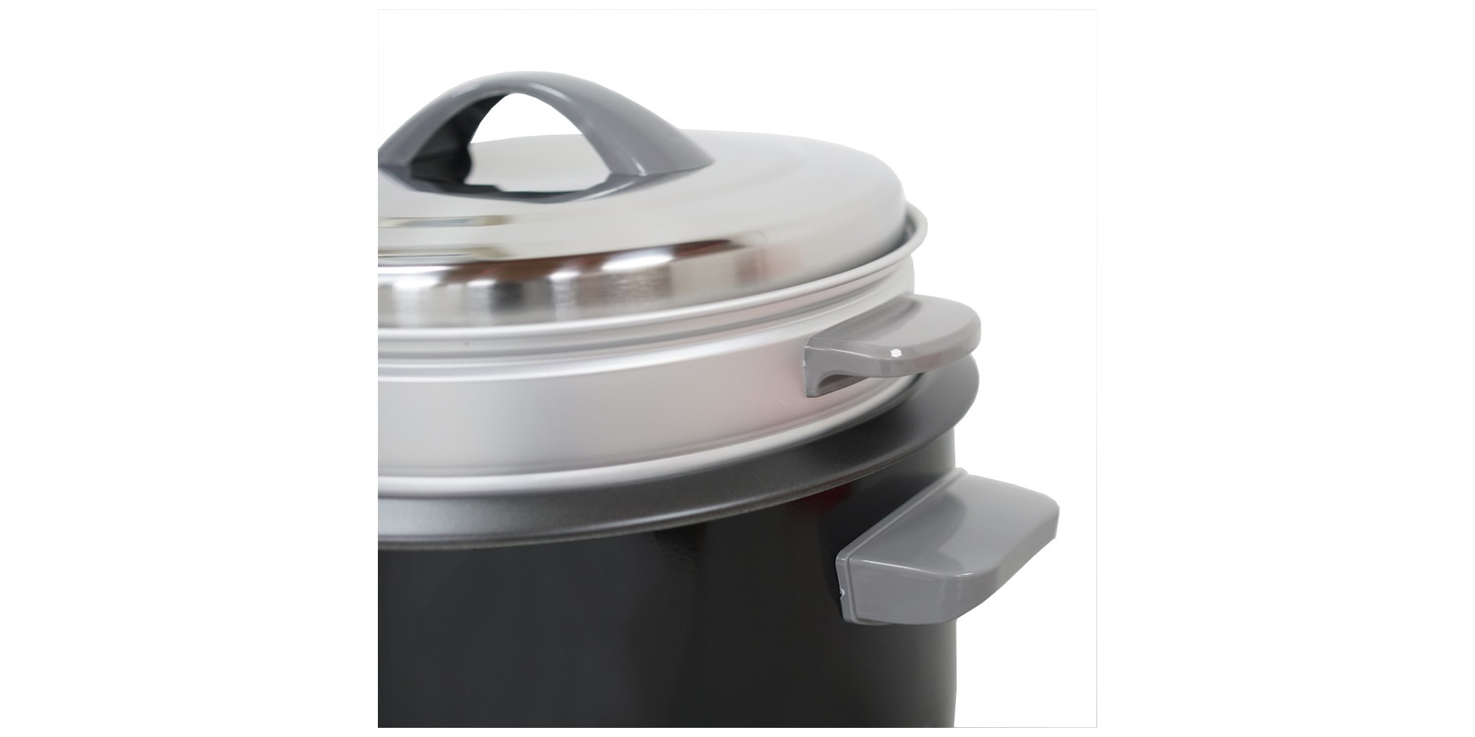 Mistral MRC360BS 3.6L Black Rice Cooker With Steamer
