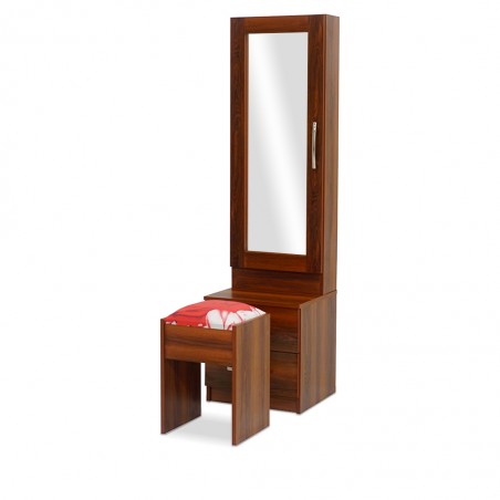 Filton Dressing Table & Pouf Brown