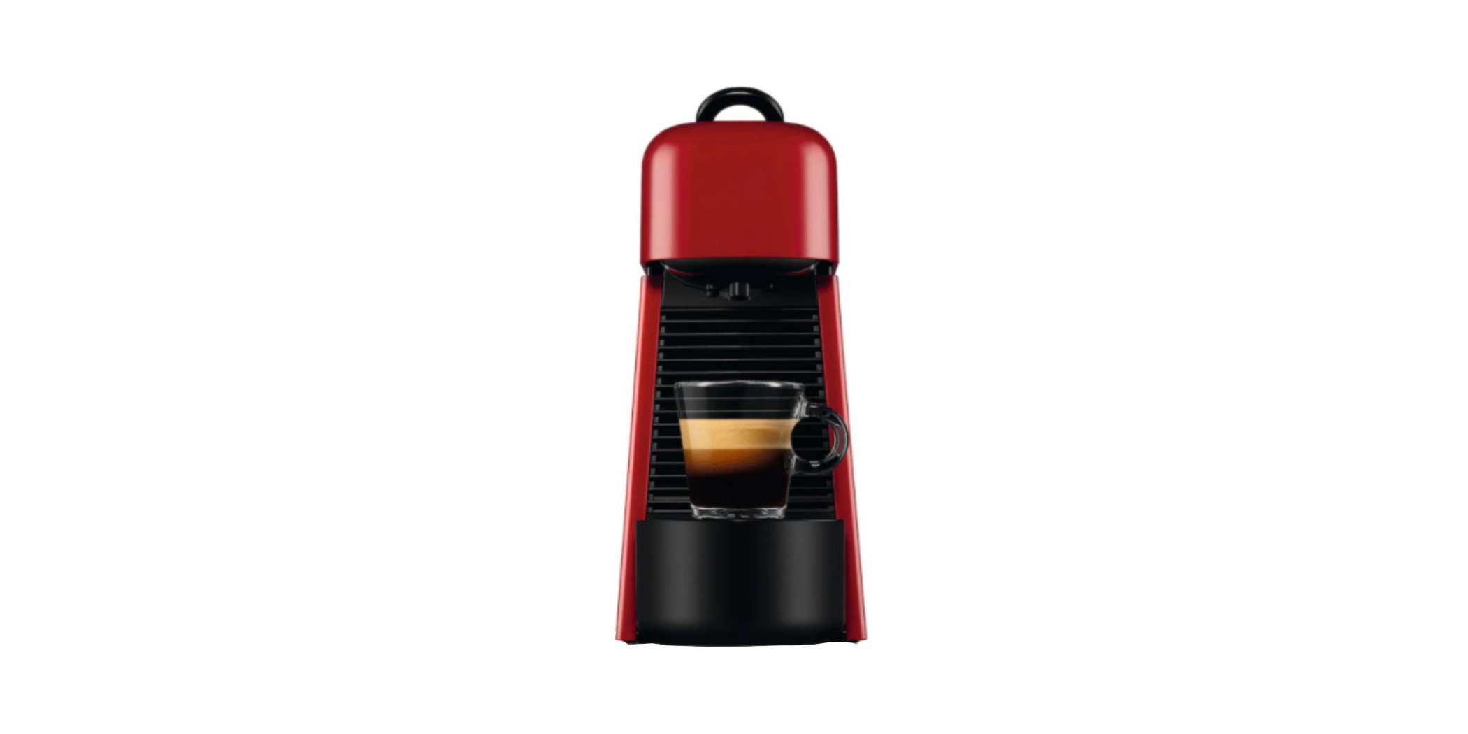 Nespresso Essenza Plus D45 Red Coffee Machine Non Milk 2YW - 10091793 "O"