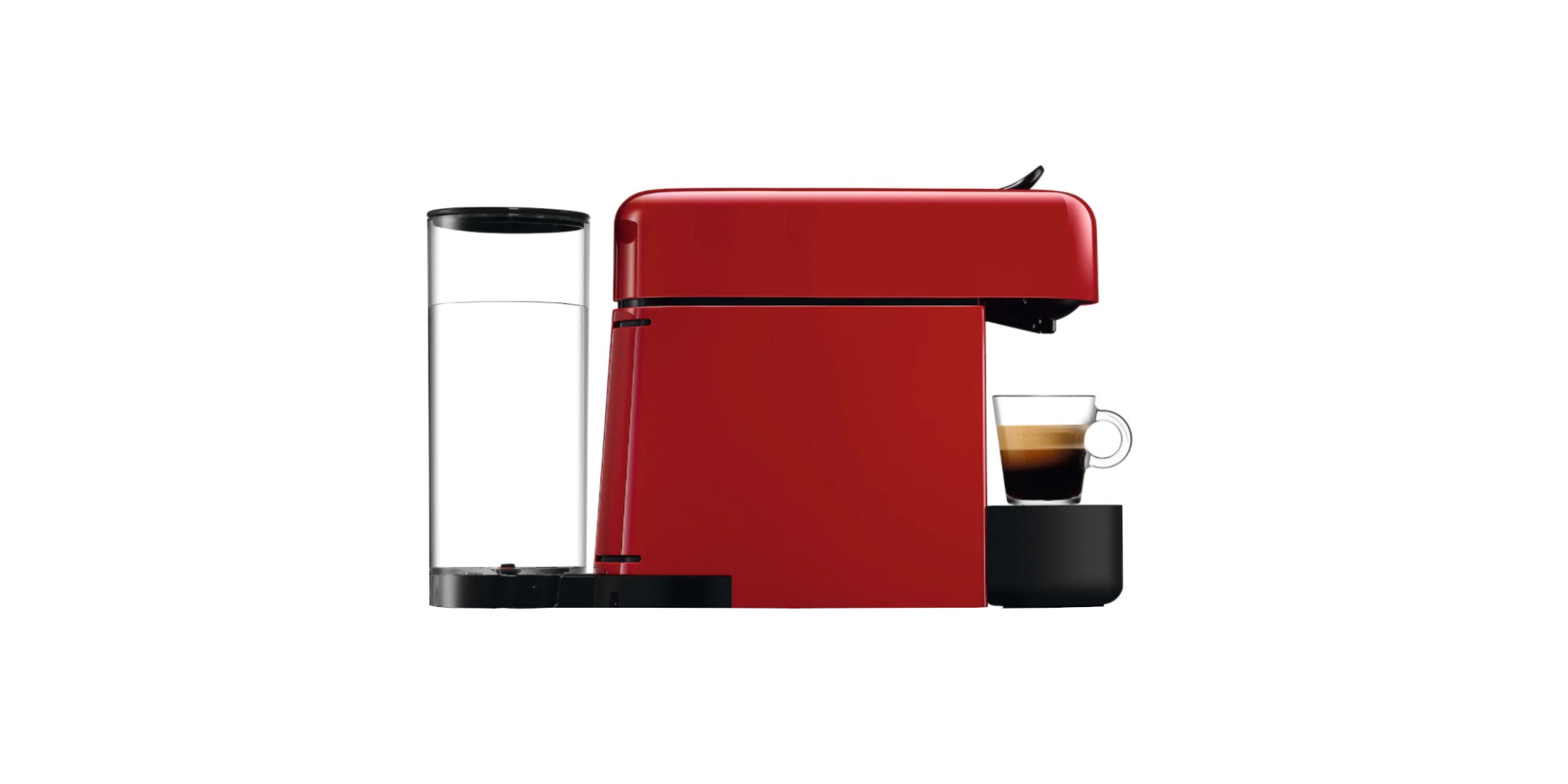 Nespresso Essenza Plus D45 Red Coffee Machine Non Milk 2YW - 10091793 "O"